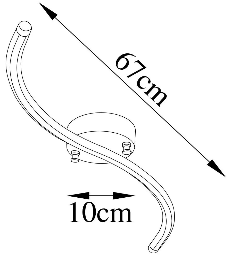 Stropní LED svítidlo Yilan zlaté