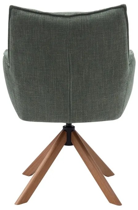 Designová otočná židle Callahan II lesnická zelená