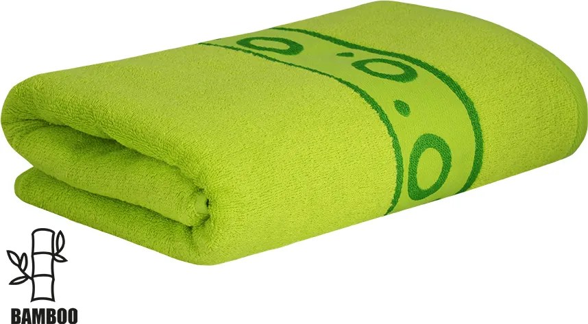 Bambusová osuška KORAL limetková