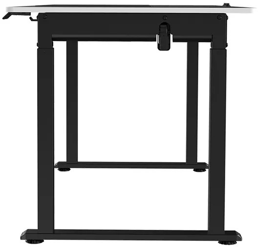 Lama Plus Elektricky výškově nastavitelný stůl UPLIFT — 160 cm, bílá / černá
