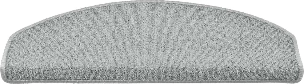 Schodové rohože 30 ks 65 x 24 x 4 cm světle šedé, půlkulaté, velké 3365762