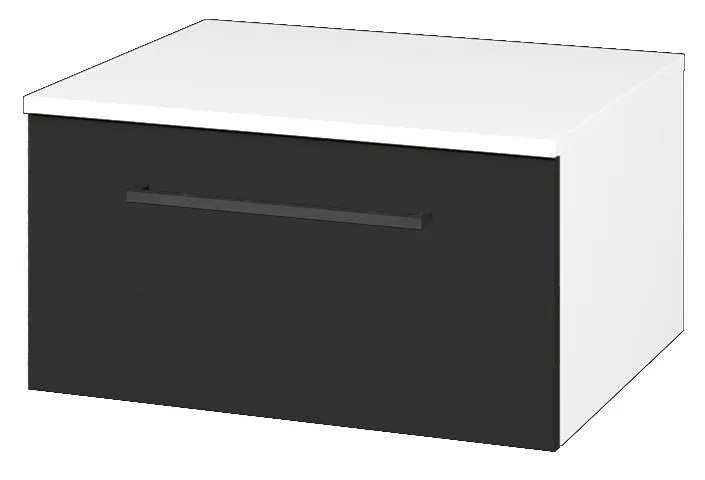 Dřevojas Skříň nízká DOS SNZ1 60 Varianta: M01 Bílá mat / Úchytka T02 / M01 Bílá mat