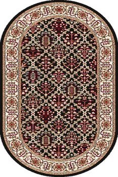 Kusový koberec Tamir granat ovál 100 x 180 cm ovál