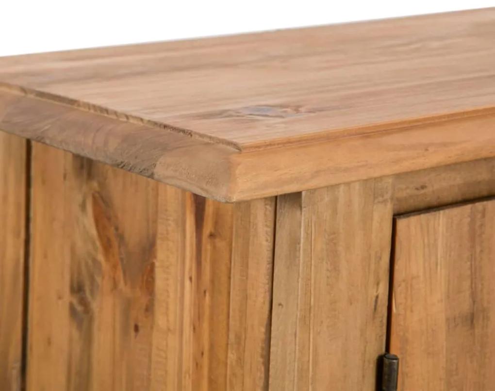 Koupelnová skříňka pod umyvadlo masivní borové dřevo 70x32x63cm - Default Title