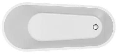 Cersanit Zen - Volně stojící vana, 167x72 cm, včetně nožiček, bílá S301-302