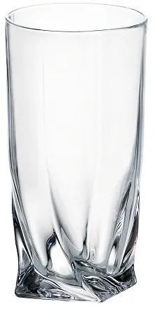 Crystal Bohemia Sklenice QUADRO 350 ml, 6 ks