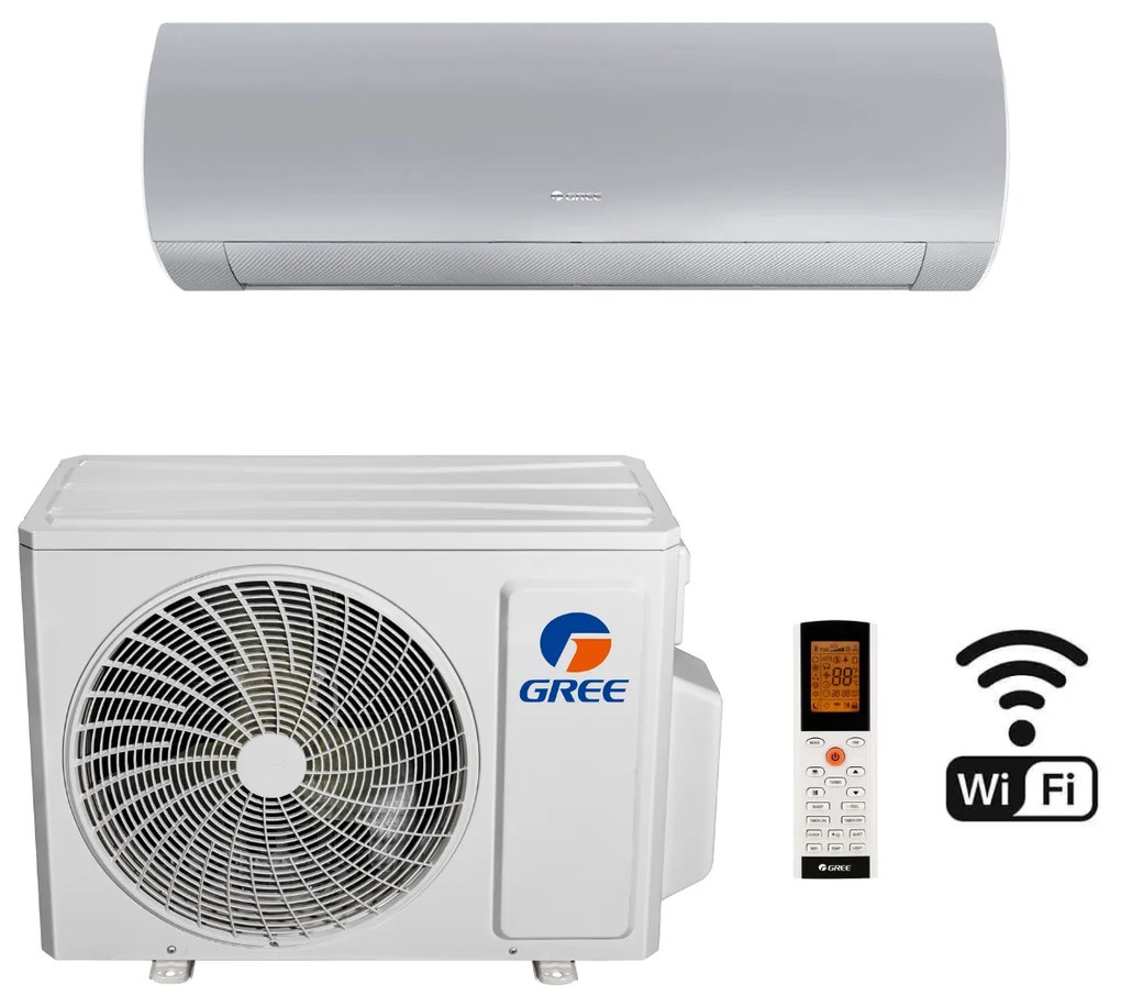 Klimatizace Gree Fairy stříbrná 5,3 kW - sestava 1+1 včetně montáže