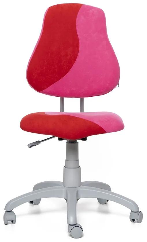 ALBA židle FUXO S-line Růžová/červená