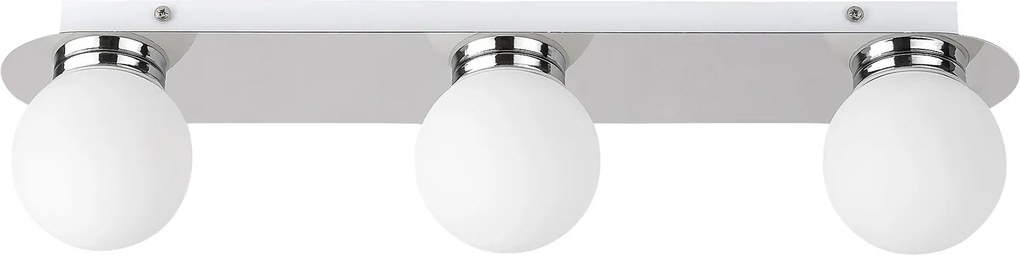 Rabalux Přisazené svítidlo do koupelny Becca 3x28W | G9 | IP44 - chrom