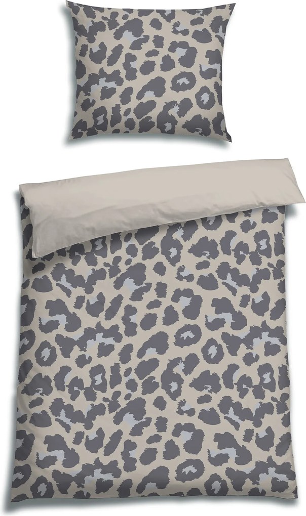 Florella Povlečení Renforcé Beluni Benny Beige Rozměr: 70x90 + 140x200 cm
