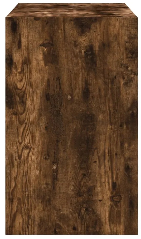 Botník kouřový dub 80 x 42 x 69 cm kompozitní dřevo - Default Title