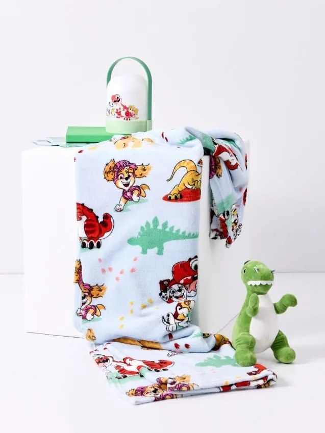 Sinsay - Dětská deka PAW Patrol Dino Movie - modrá