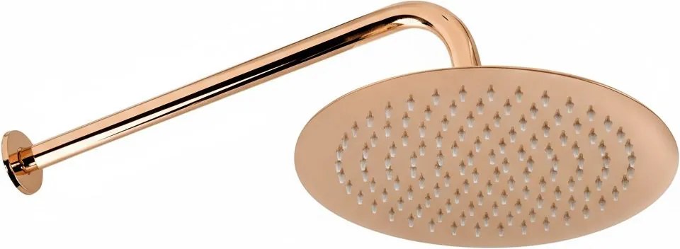 Sprchový komplet REA LUNGO DIAMOND + BOX s podomítkovou baterií, měď lesk