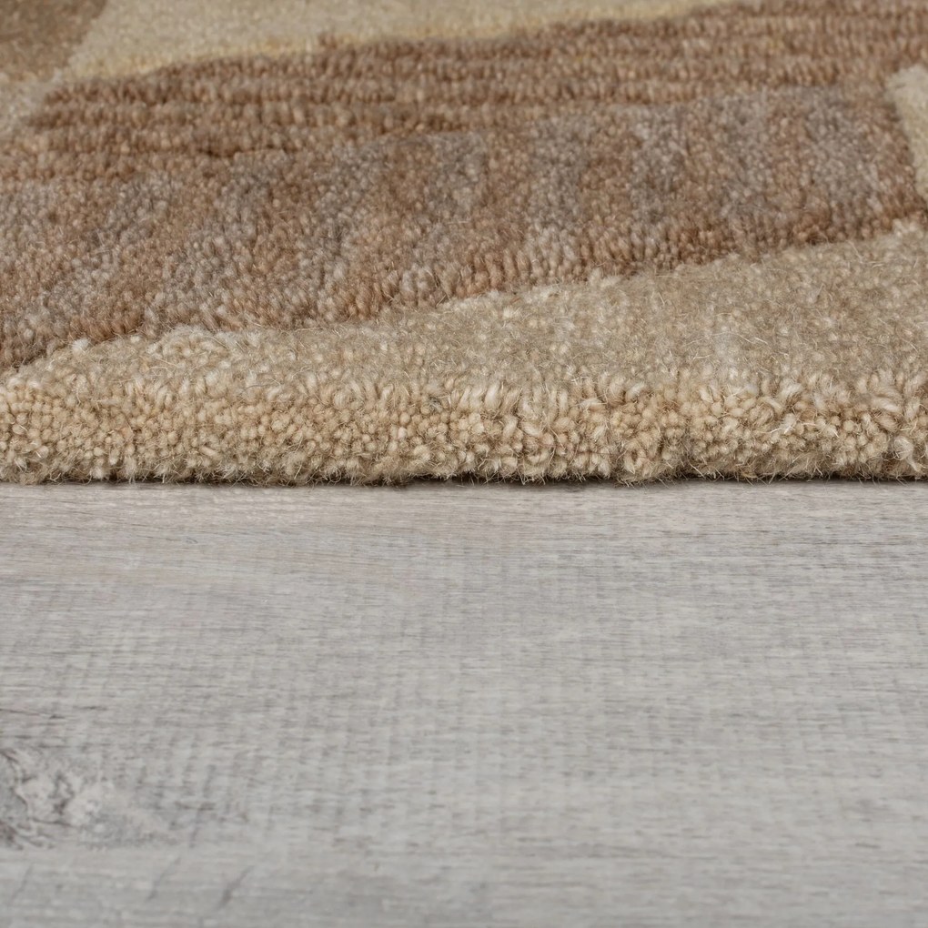 Flair Rugs, Běhoun Moda Asher Natural, 60x230, hnědá, chodba / předsíň