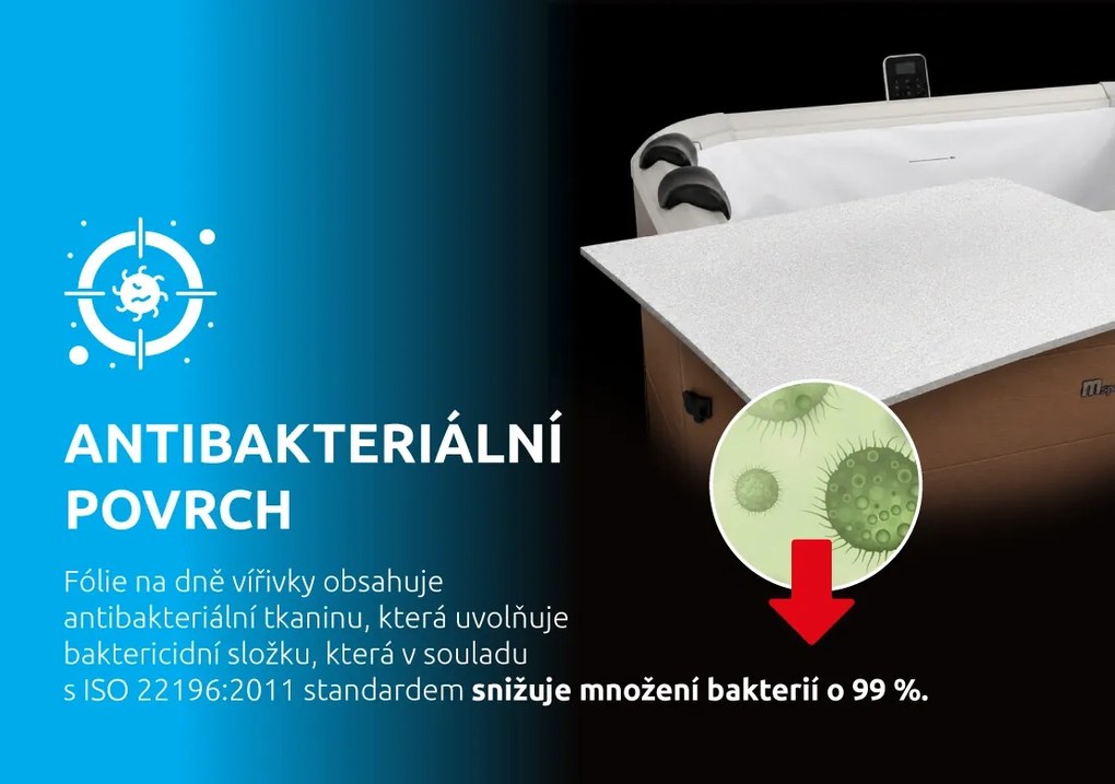 Mspa | Vířivý bazén MSPA Oslo Amber F-AM063W | 11400311