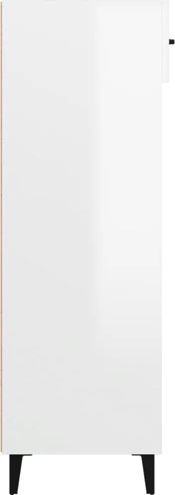vidaXL Botník 60 x 35 x 105 cm kompozitní dřevo [812795] Barva: Betonová šedá