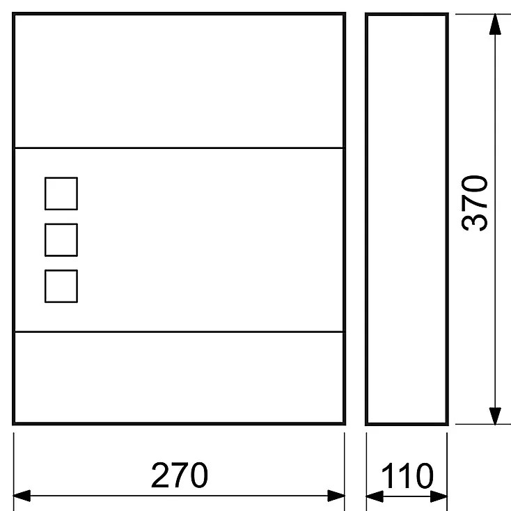 Poštovní schránka RICHTER BK.525.G.AM (anracit matný), RICHTER antracit matná