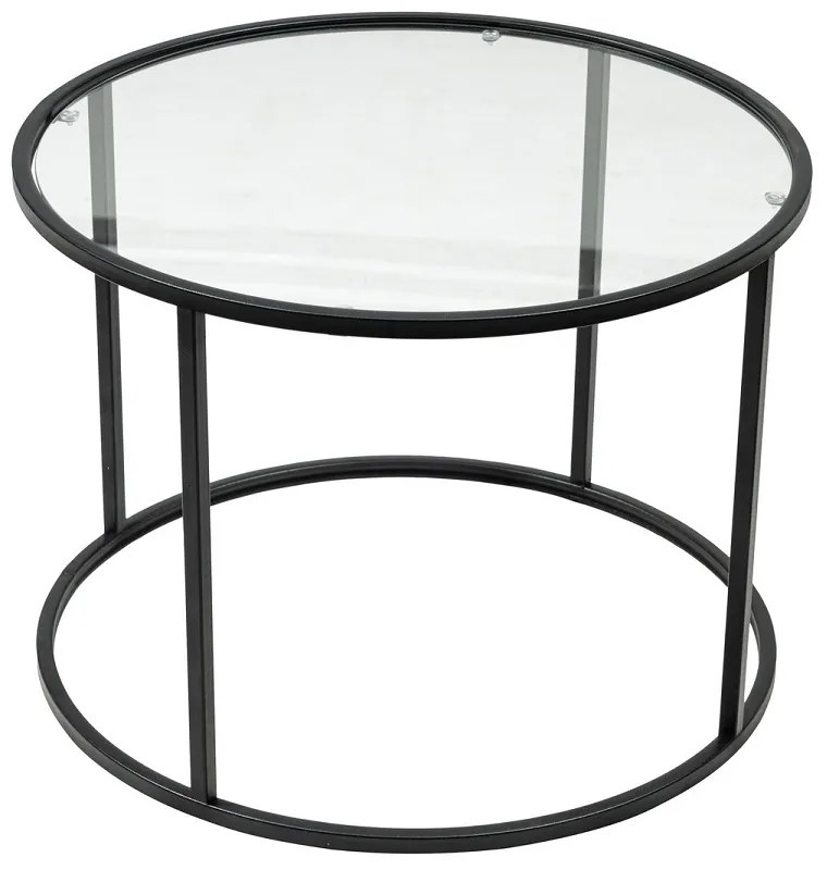 Designový konferenční stolek Mateo 60 cm černý