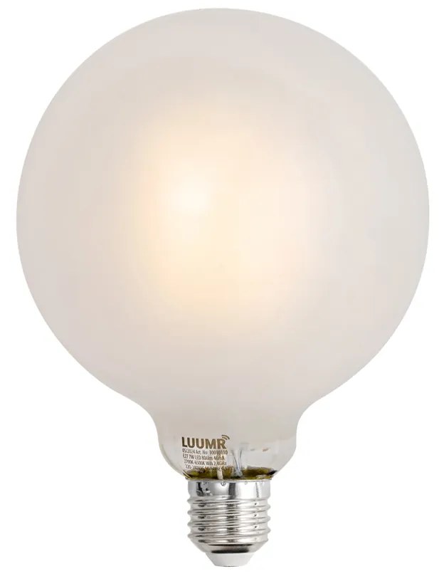 Chytré stmívatelné LED žárovky E27 G125 matné 7W 806lm 2700-6500K