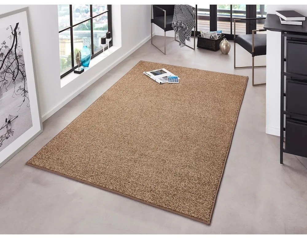 Hnědý koberec Hanse Home Pure, 160 x 240 cm