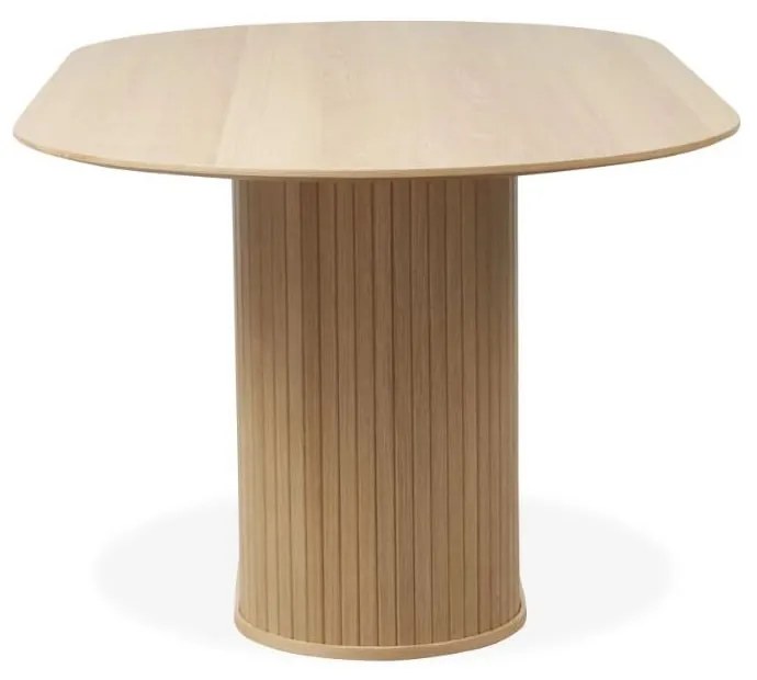 Jídelní stůl s deskou v dubovém dekoru 95x180 cm Nola - II. jakost – Unique Furniture