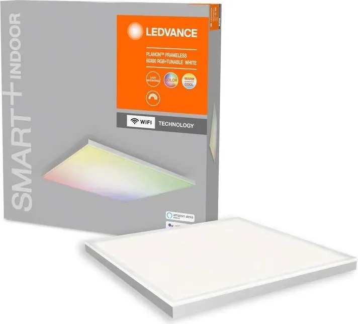 Ledvance Smart+ Wifi Stropní Svítidlo Plus podsvícení 600x600mm Rgb Tw Rc