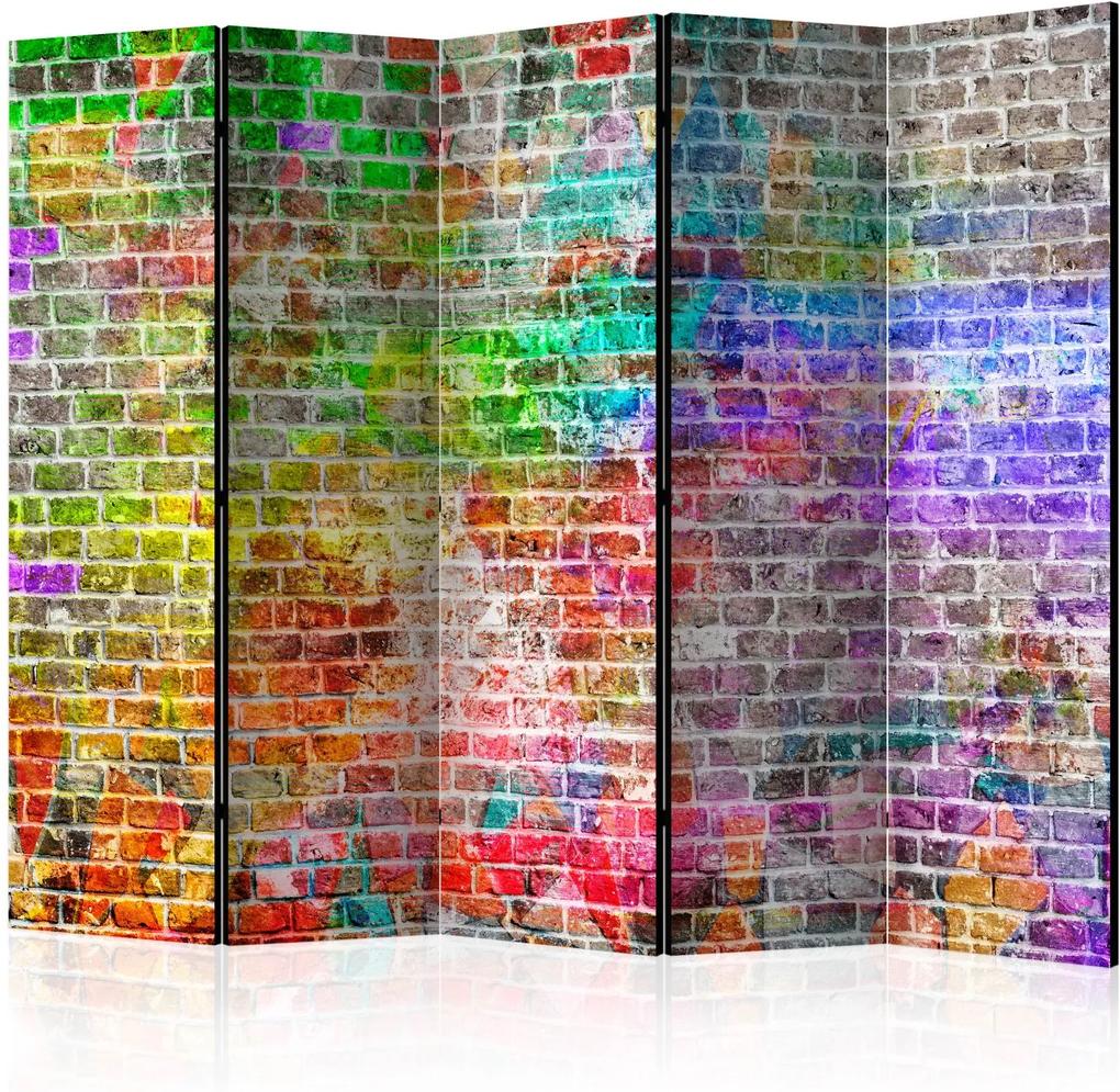 Paraván - Rainbow Wall II [Room Dividers] 225x172