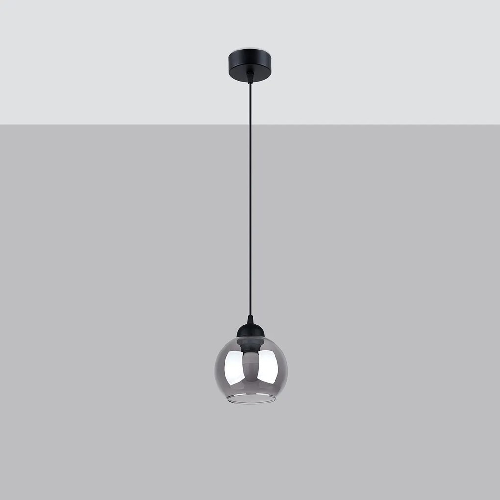 Sollux Lighting Závěsné svítidlo ALINO 1 Černá