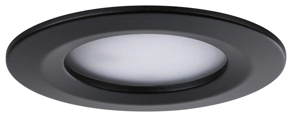 Paulmann 94473 LED Coin Nova round, set kulatých bodovek v černé úpravě, LED 3x6,5W 2700K, prům. 7,8cm