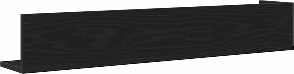 vidaXL Nástěnné police 2 ks 100 x 16,5 x 16,5 cm kompozit [860048] Barva: kouřový dub