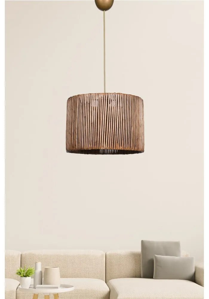 Béžové závěsné svítidlo ø 30 cm Pierro – Opviq lights