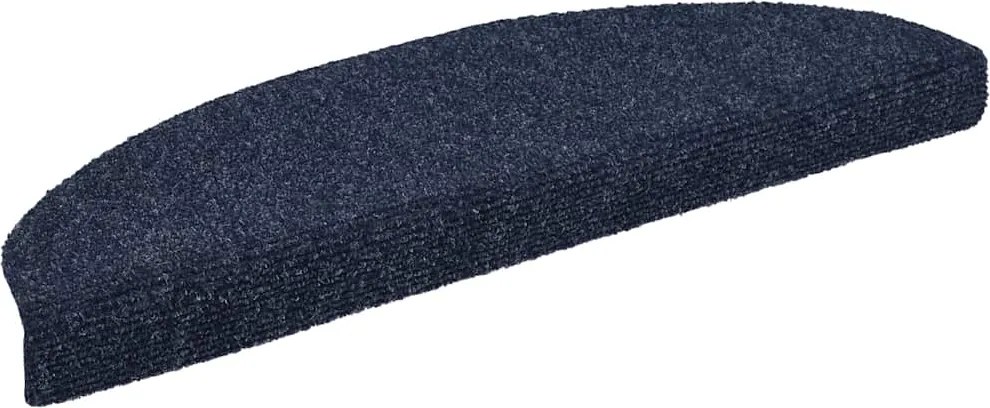 Schodové rohože samolepicí 30 ks 65 x 21 x 4 cm modré, půlkulaté, velké 3365660