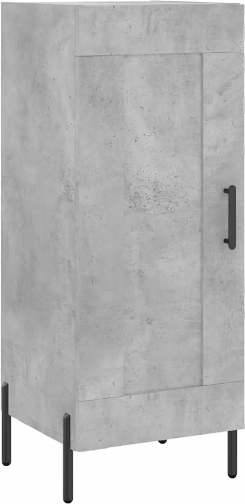Skříň highboard betonově šedá 34,5x34x180 cm kompozitní dřevo 3199117
