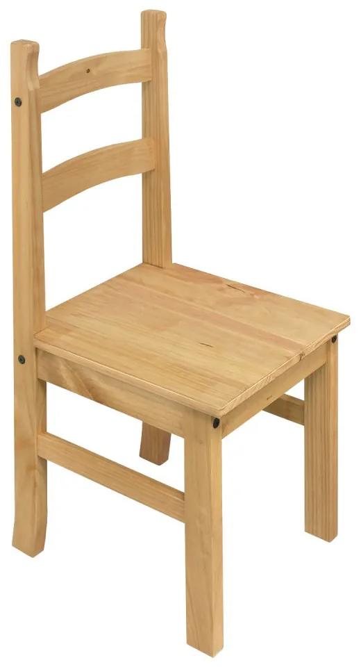 Jídelní dřevěná židle CORONA 2 — masiv borovice