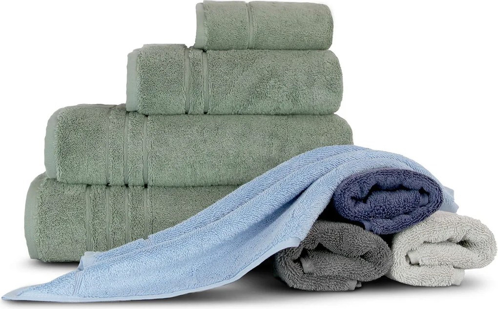 Ručníky a osušky COMFORT DI CASA NUO - zelená Velikost: osuška 70 x 140