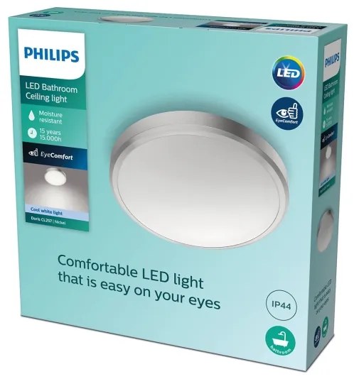 Philips - LED Koupelnové stropní svítidlo DORIS LED/17W/230V 4000K IP44
