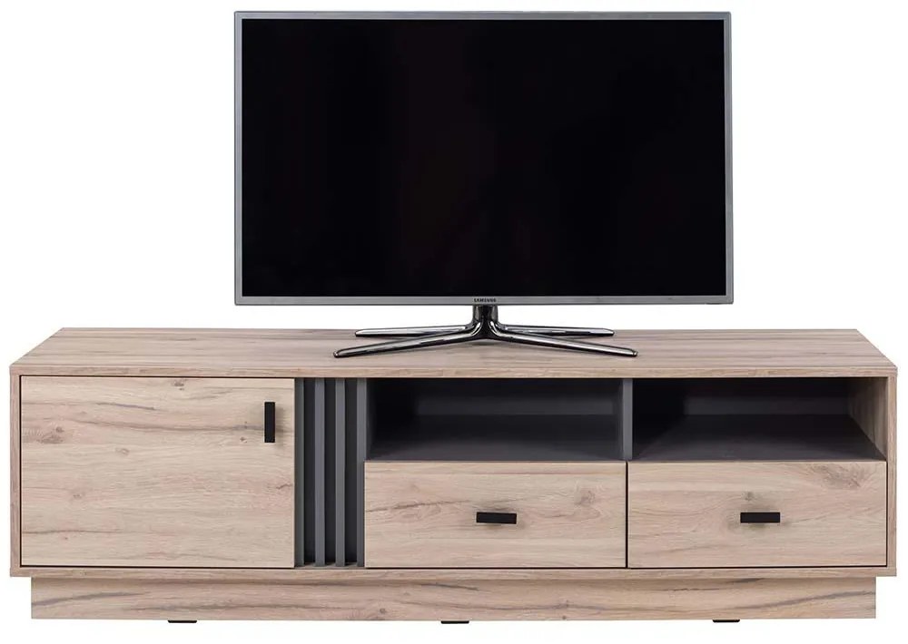 ALLMO | TV stolek AL06 | 155 cm | dub estana/antracit