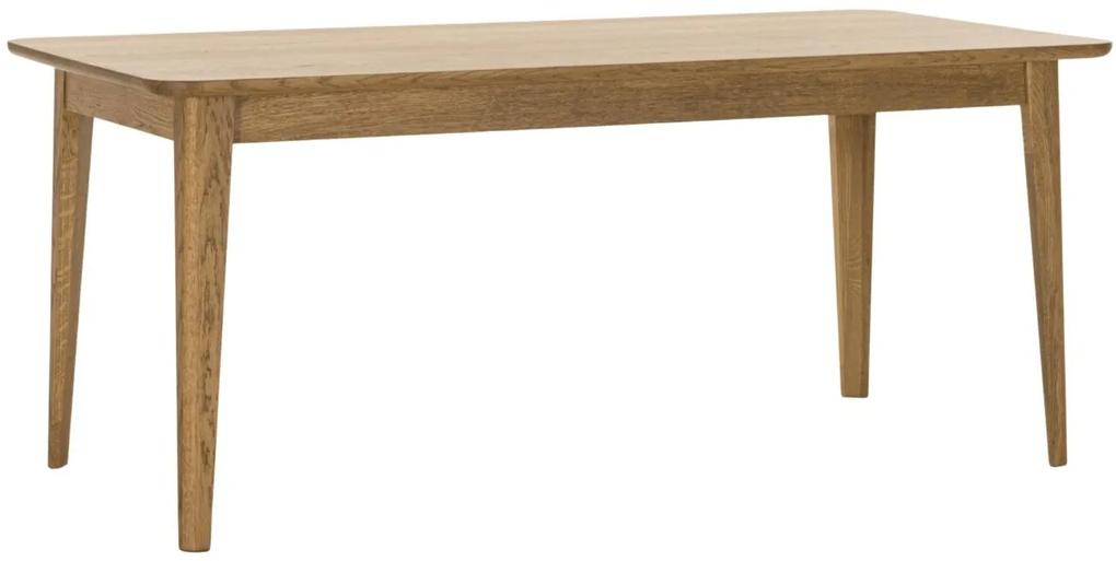 OnaDnes -20% Masivní dubový jídelní stůl Cioata Atlas 180 x 90 cm se zásuvkou