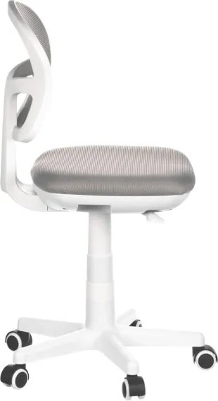 Dětská otočná židle šedá KA-C801 GREY