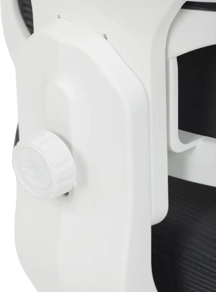 Dětská pracovní židle NANDU — síť / látka, tmavě šedá