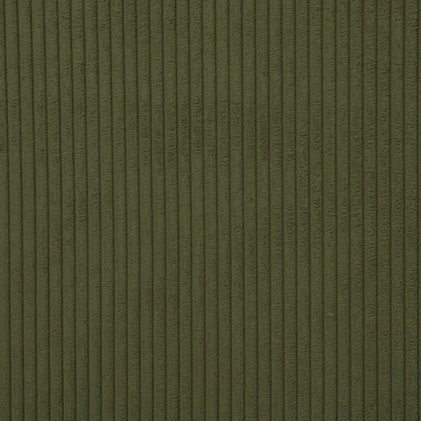 Zelená manšestrová rohová pohovka Kave Home Blok 290 cm, pravá