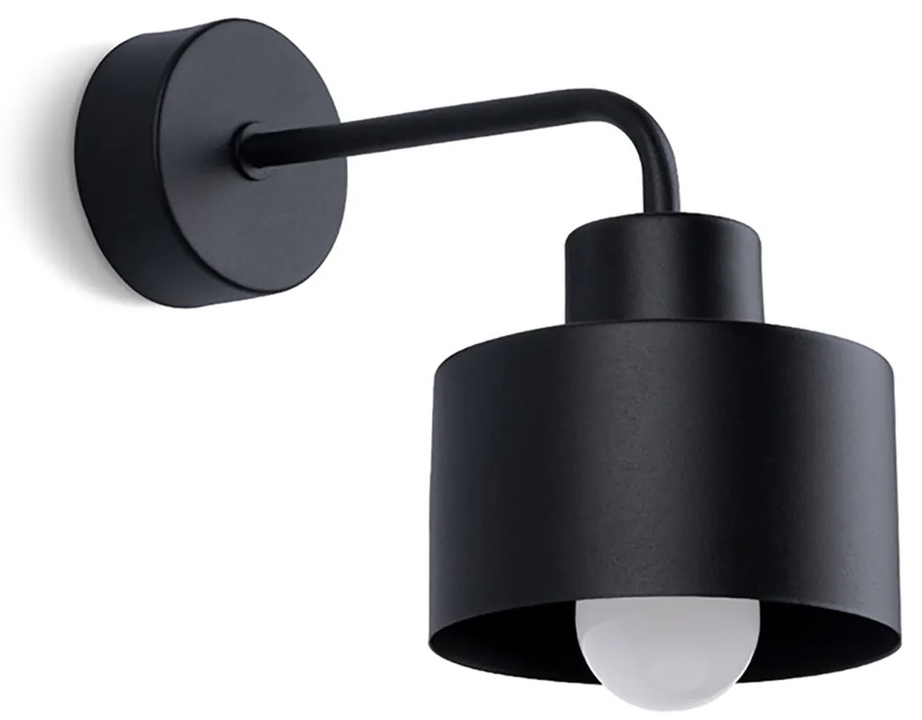 Sollux Lighting Nástěnné svítidlo SAVAR 1 černé