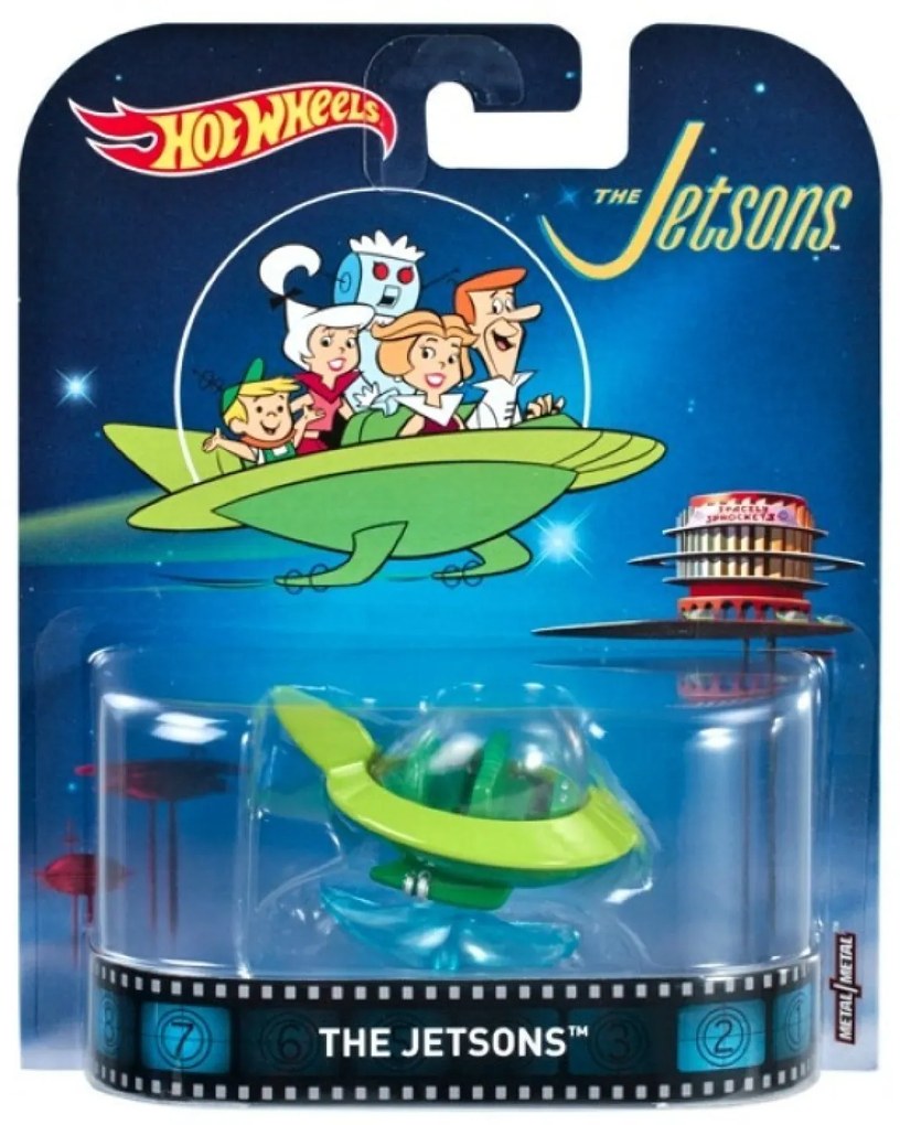 Hot wheels kultovní angličák the jetsons, mattel frf24