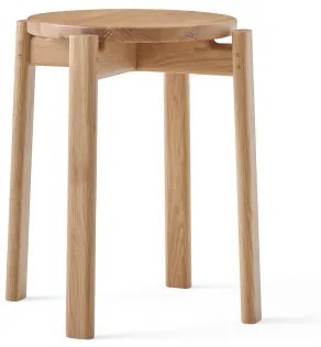 Dubová stolička Passage Stool Natural 46,5 cm Audo Copenhagen