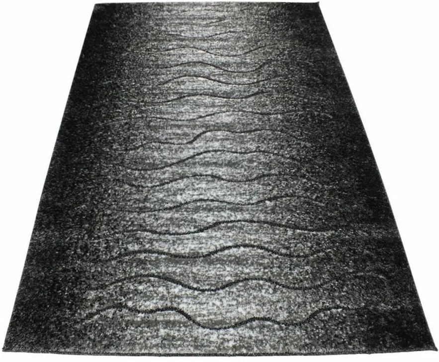 Kusový koberec Shaggy vlas 30 mm Gio šedý, Velikosti 120x170cm