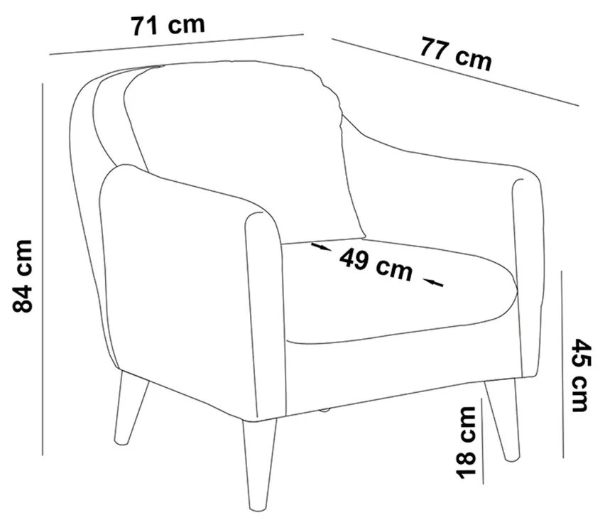 Křeslo Soli Berjer Sea Green