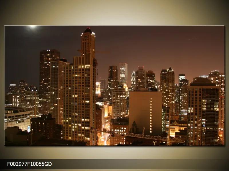 Obraz nočního pohledu na mrakodrapy  (), 40 dalších rozměrů
