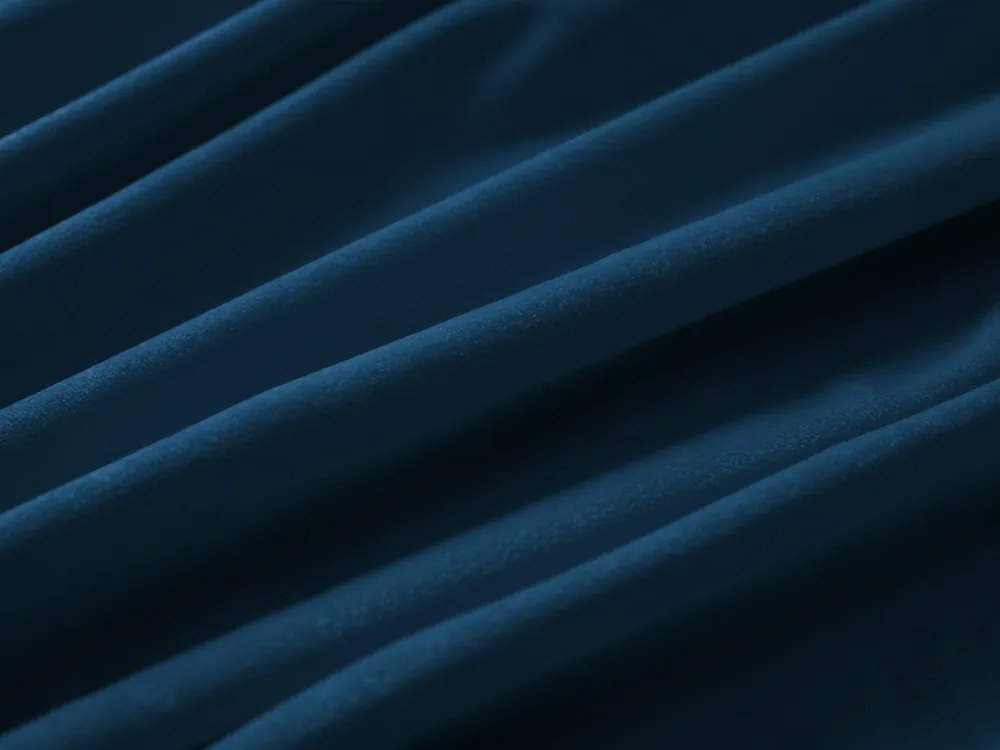 Biante Sametový oválný ubrus Velvet Premium SVP-001 Petrolejově modrý 100x140 cm