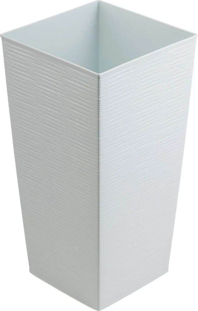 Plastový květináč Porto Riflo 57x29,5x29,5 cm bílý