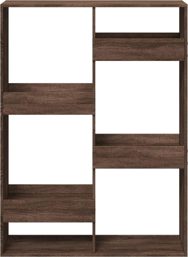 Knihovna hnědý dub 100 x 33 x 135 cm kompozitní dřevo 3309390